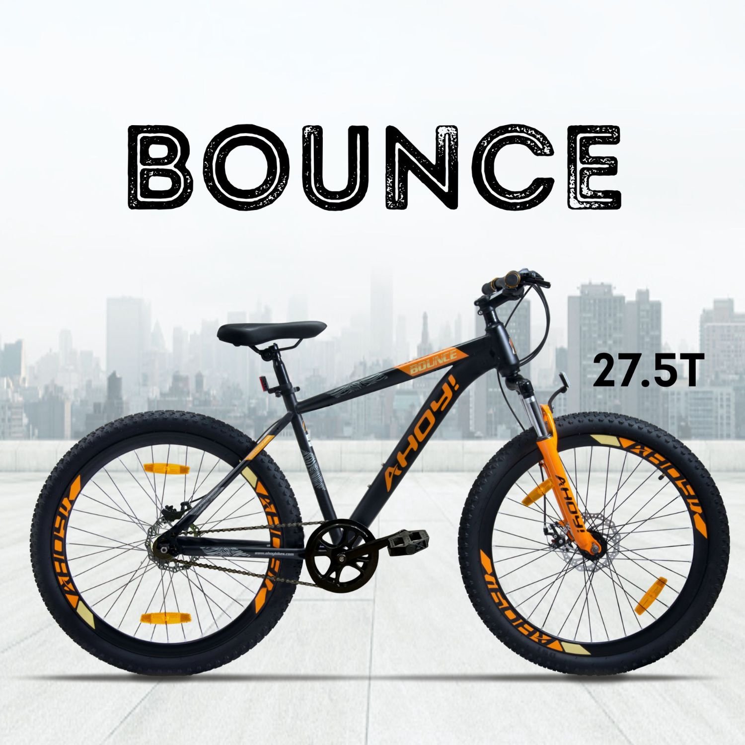 Bounce Single Speed Cycle 27.5T | Buy Black Non Gear Cycle